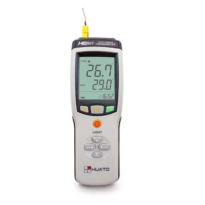 China HE801 1-Channel Thermocouple Data Logger Thermometer -200°C to +1800°C Range with 36000 Readings Capacity for sale