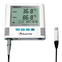 China LED Screen Temperature Humidity Data Logger with 43,000 Data Storage and External Probe Option for sale