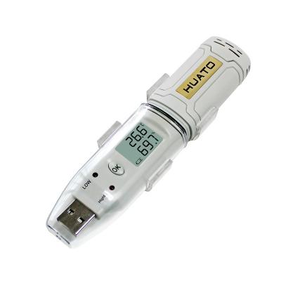 China HE163 USB Temperature Humidity Data Logger with PDF Reporting and 12-Month Battery Life for Industrial Monitoring for sale