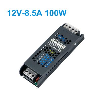 China Project Specific Switching Power Supply LED Driver 12V 8.5A 100W Power Supply for LED Light Lighting Factory Outlet for sale