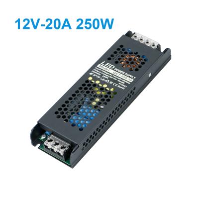 China Project Specific Switching Power Supply LED Driver 12V 20A 250W Power Supply for LED Light Lighting Factory Outlet for sale