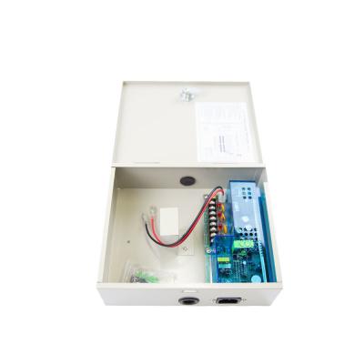 China UPS Battery Backup 12V 5A 4 Fused Outputs UPS Power Supply with 12V7ah Battery for CCTV Security Monitoring Camera for sale
