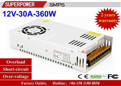 China 3D Printer Driver 12V30A360W single output  SMPS with CE DC12V360W full watt Iron Case for LED Lighting Factory Outlet for sale