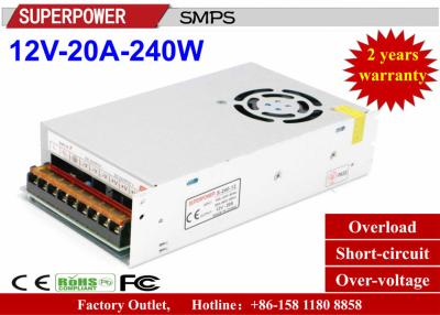 China 3D Printer Driver 12V20A240W single output  SMPS with CE DC12V240W full watt Iron Case for LED Lighting Factory Outlet for sale