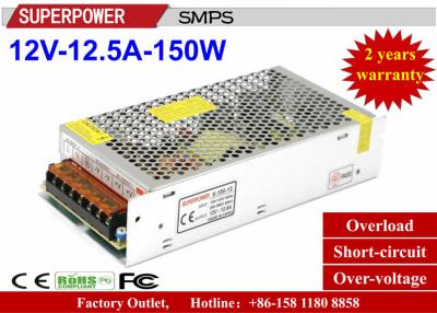 China 3D Printer Driver 12V12.5A150W single output  SMPS with CE DC12V150W full watt Iron Case for LED Lighting Factory Outlet for sale