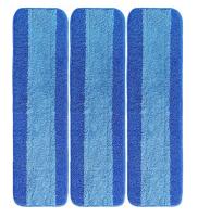 China 46x13CM Commercial Microfiber Cleaning Mop Pads Hypoallergenic Machine Washable for sale