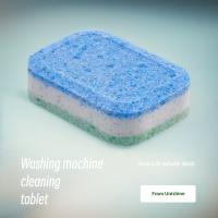 China 24 Pack Washing Machine Cleaning Tablets Eliminating Bacteria And Mildew for sale