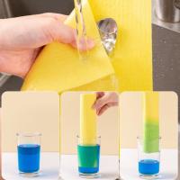 China Chemical Free Cellulose Dish Cloths Reusable Cellulose Sponge Cloths OEM for sale