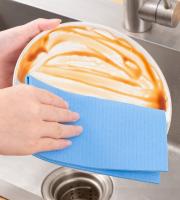 China Biodegradable Kitchen Swedish Cellulose Dishcloths Customized Logo for sale