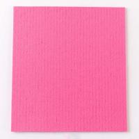 China Pink Color Cellulose Dishcloths Biodegradable High Absorbency for sale