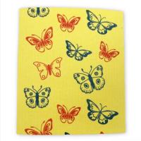China Individual Packaging Cellulose Cleaning Cloths Custom Printing Cellulose Kitchen Cloths for sale