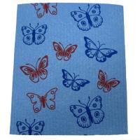 China Individual Packaging Cellulose Cleaning Cloths Custom Printing Cellulose Kitchen Cloths for sale