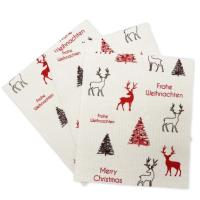 China Customized Swedish Dish Cloth Reusable Cleaning Cellulose Sponge Cloths Sustainable for sale