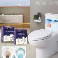China Orange Toilet Cistern Descaler Tablets Toilet Cleaning Foaming Tablets OEM Brand for sale