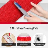 China 380ml Capacity Microfiber Spray Mop Dry Wet Hardwood Kitchen Floor Mop for sale