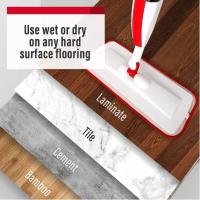 China 380ml Capacity Microfiber Spray Mop Dry Wet Hardwood Kitchen Floor Mop for sale