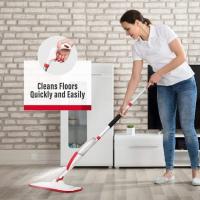 China 380ml Capacity Microfiber Spray Mop Dry Wet Hardwood Kitchen Floor Mop for sale