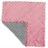 China OEM 25x25cm Cellulose Cleaning Cloths Kitchen Dish Towel Non Stick Oil Washing for sale