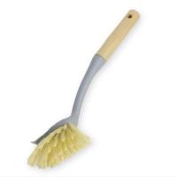 China Sustainable Bamboo Dishwashing Brush Plastic Dishwashing Scrub Brush 70g for sale