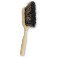 China Customized  Pet Cleaning Products Wooden Handle Horsehair Cleaning Brush18*4*8cm for sale