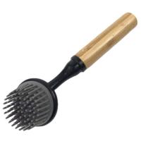 China Rubber Bristles Bamboo Handle Wooden Dishwashing Brush Grease Removal for sale