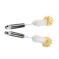 China 22*7cm Long Handled Narrow Neck Bottle Cleaning Brush Customizable for sale