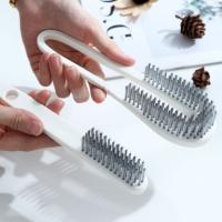 China Long Handle Soft Laundry Shoes Cleaning Brush Stocked Multifunction for sale