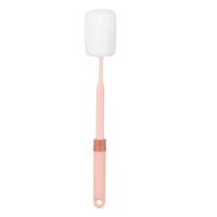 China 25cm-33cm Sponge Cup Brush Retractable Extension Handle Cup Bottle Cleaning Brush for sale