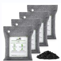 China Sustainable 200g Bamboo Charcoal Air Purifying Bags For Car And Home for sale