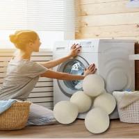China OEM Organic Wool Dryer Balls  Washing Machine Laundry Dryer Balls Eco Friendly for sale