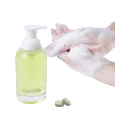 China OEM Provide Foaming Hand Soap Tablets Portable Hand Wash Tablet for sale