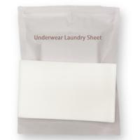 China Biodegradable Underwear Laundry Detergent Sheet Eco Friendly Cloth Laundry Detergent Strips for sale