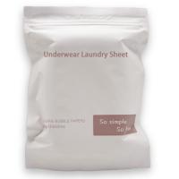 China Biodegradable Underwear Laundry Detergent Sheet Eco Friendly Cloth Laundry Detergent Strips for sale