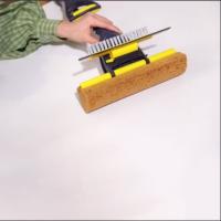 China Roller Sponge Mop With Eco Friendly Design Mop With Easy Wringing Mechanism And Bristle Brush for sale
