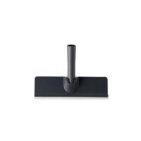 China Long Handle Tile Floor Cleaner Scrubber Double Side Brush With Squeegee Push Broom for sale