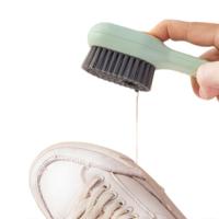 China Effortless Shoe Cleaning Automatic Liquid Discharge Brush With Soft Bristles For Household for sale