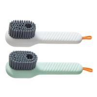 China Effortless Shoe Cleaning Automatic Liquid Discharge Brush With Soft Bristles For Household for sale