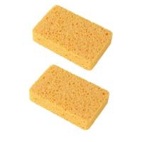 China Eco-Friendly Cellulose Sponge Wipe Soft Oil-Resistant Cleaning Pads For Dishes Pots And Pans for sale