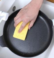 China Eco-Friendly Cellulose Sponge Wipe Soft Oil-Resistant Cleaning Pads For Dishes Pots And Pans for sale