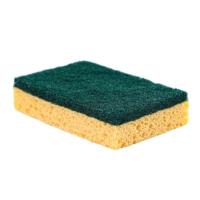 China Double Layer Cellulose Sponge Cloth Ultra Absorbent Quick Drying Kitchen Clean Cloth For Dishwashing And Pot Scrubbing for sale