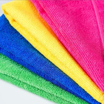 China Ultra-Fine Microfiber Cleaning Cloth Versatile Kitchen And Car Wash Towel For Absorbing And Dusting for sale