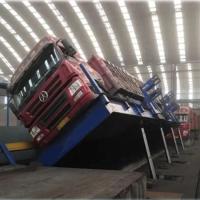 China Hydraulic Tilt Deck Unloader Automatic Direct Discharge 1T-100T for sale