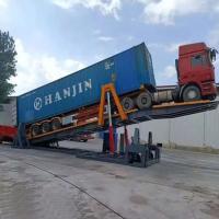 China Hydraulic Tilt Deck Unloader Automatic Direct Discharge 1T-100T for sale