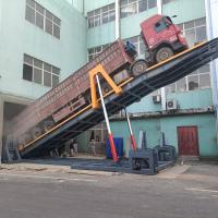 China Hydraulic Tilt Deck Unloader Automatic Direct Discharge 1T-100T for sale