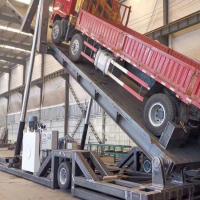 China Hydraulic Tilt Deck Unloader Automatic Direct Discharge 1T-100T for sale