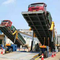 China Hydraulic Tilt Deck Unloader Automatic Direct Discharge 1T-100T for sale