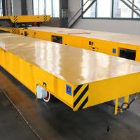 China Trackless Electric Flatbed Transport Automatic Transfer Cart For Locations And Route Flexibility for sale