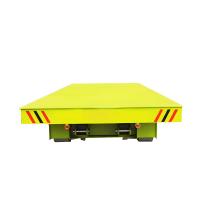 China Q345 Steel Electric Flatbed Industrial Transfer Carts For Untrackable Locations for sale