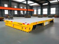 China Material Transportation Electric Transfer Cart with Maintenance free 10-20T Load Capacity for sale