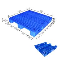 China OEM Blue Plastic Pallet 1100x1100 Pallets Made From Recycled Plastic for sale
